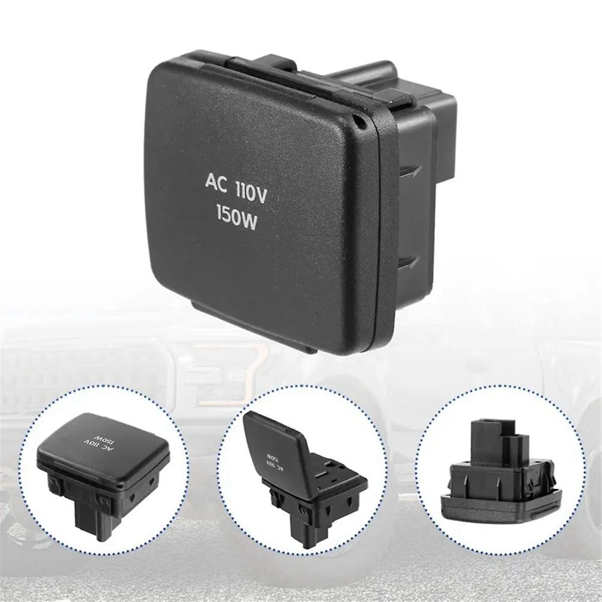 Rear Center Console Power Outlet Plug 110v 150w Usb Outlet Socket For ...