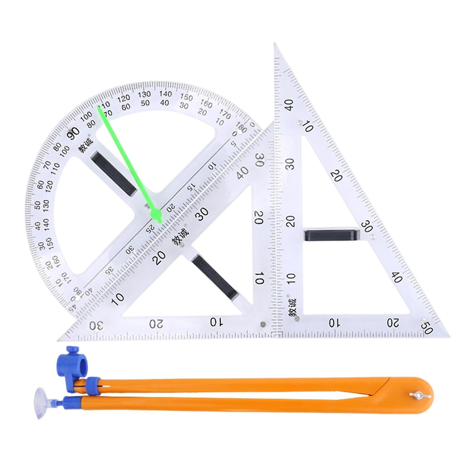 Math Geometry Ruler Teaching Aids Schooling Tool for Home School ...