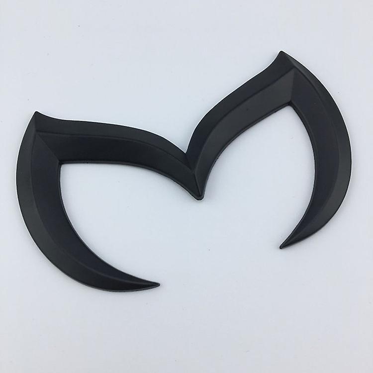 SvartLämplig för Mazda Bat Logo Modification Mazda Rear Tail Logo Metal ...
