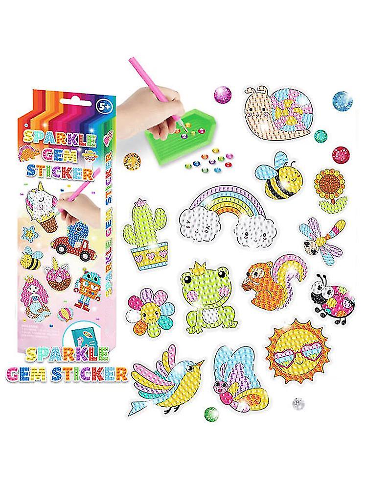 Handmade Diy Creative Diamond Stickers | Cute And Fun Animal Cartoon ...