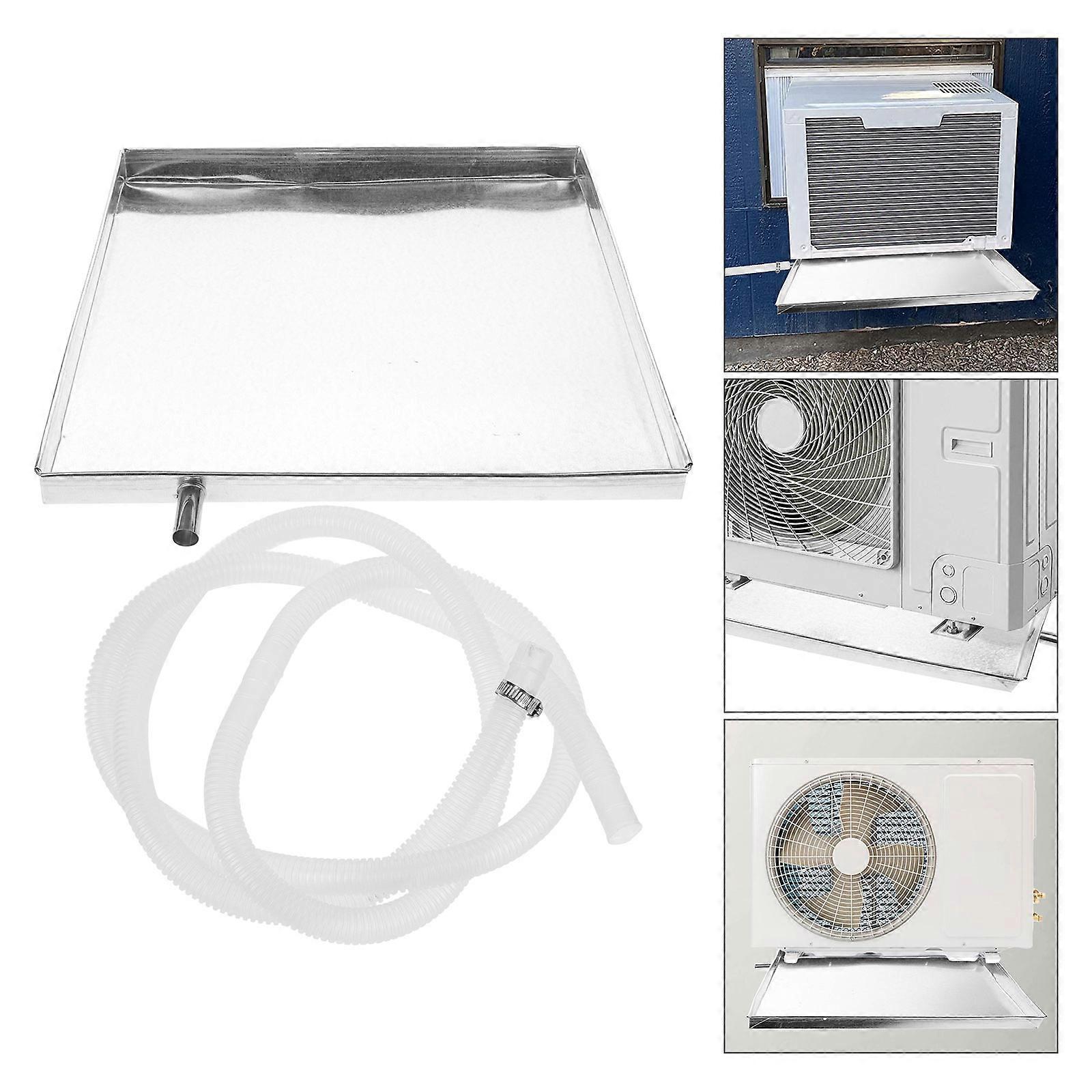 1 Set of AC External Unit Drip Tray Air Conditioner Drip Pan Leak Proof ...