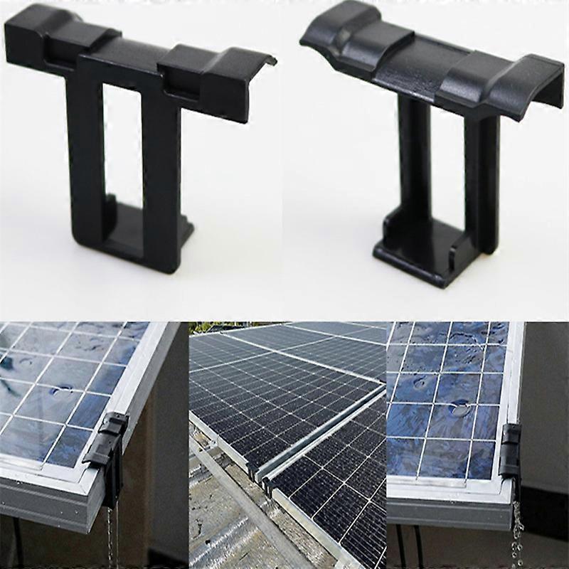 Solar Panel Drain Clip, 10 Pcs Photovoltaic Panel Mud Drain Clips ...