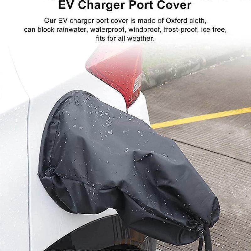 Ev Charger Plug Port Cover Electric Car Charging Port Plug Cover ...