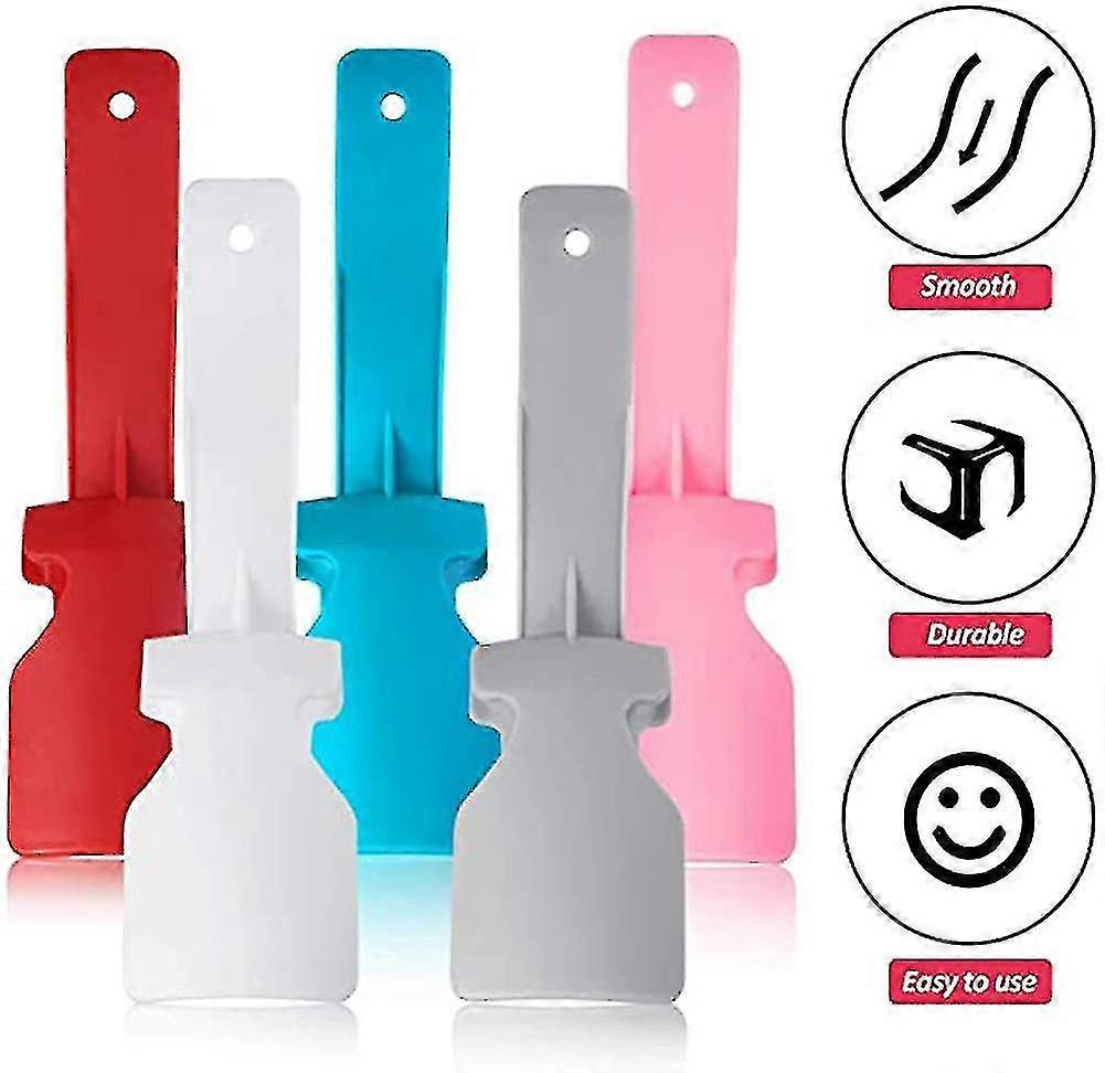 Lazy Shoe Helper Portable Shoe Lifting Helper Handled Plastic Shoehorn ...