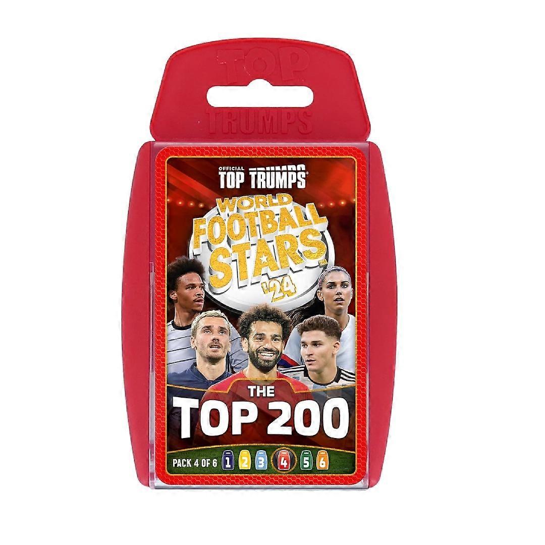 Top Trumps World Football Stars Top 200 Card Game Pack 4 | Fruugo UK