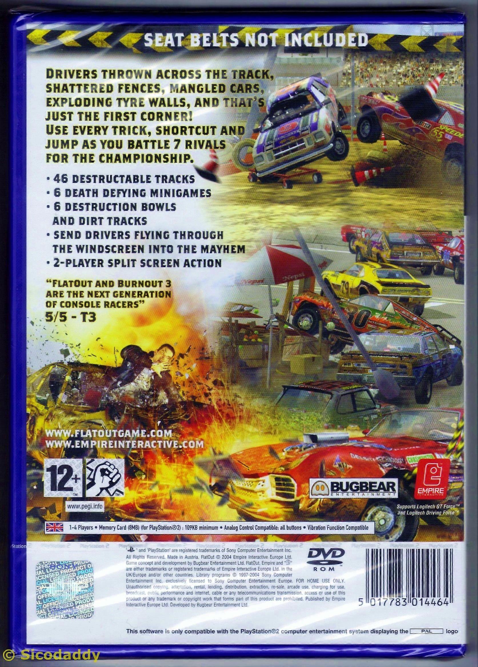 FlatOut (PS2) - PAL - Yeni ve Mühürlü | Fruugo TR