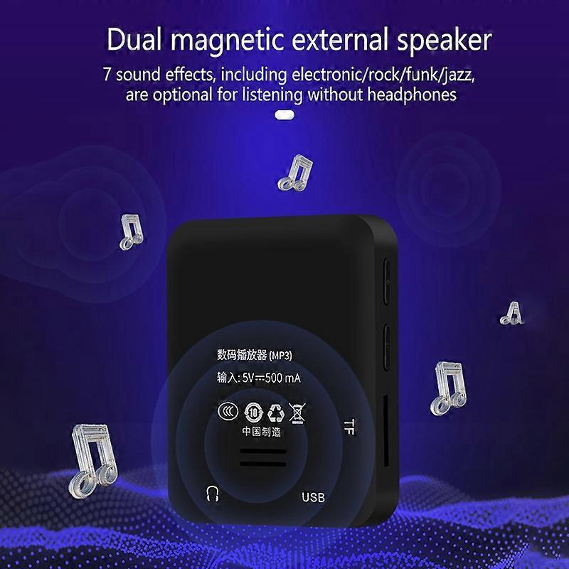 1.8 Inch MP3 Player Button Music Player 4GB Portable Mp3 Player with ...