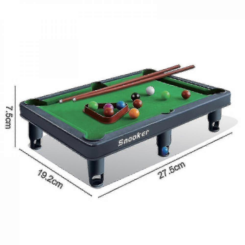 Mini Tabletop Pool Set- Billiards Game Includes Game Balls, Sticks ...