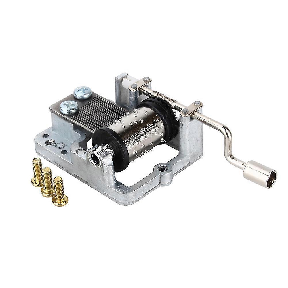 18 Tones Mechanical Music Box DIY Music Box Movement Play Hand Crank ...
