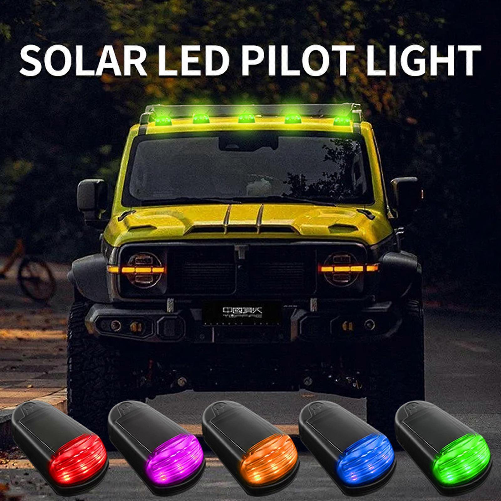 NEW Wireless Cab Lights Solar Cab Lights Punch Free LED Lights Roof ...