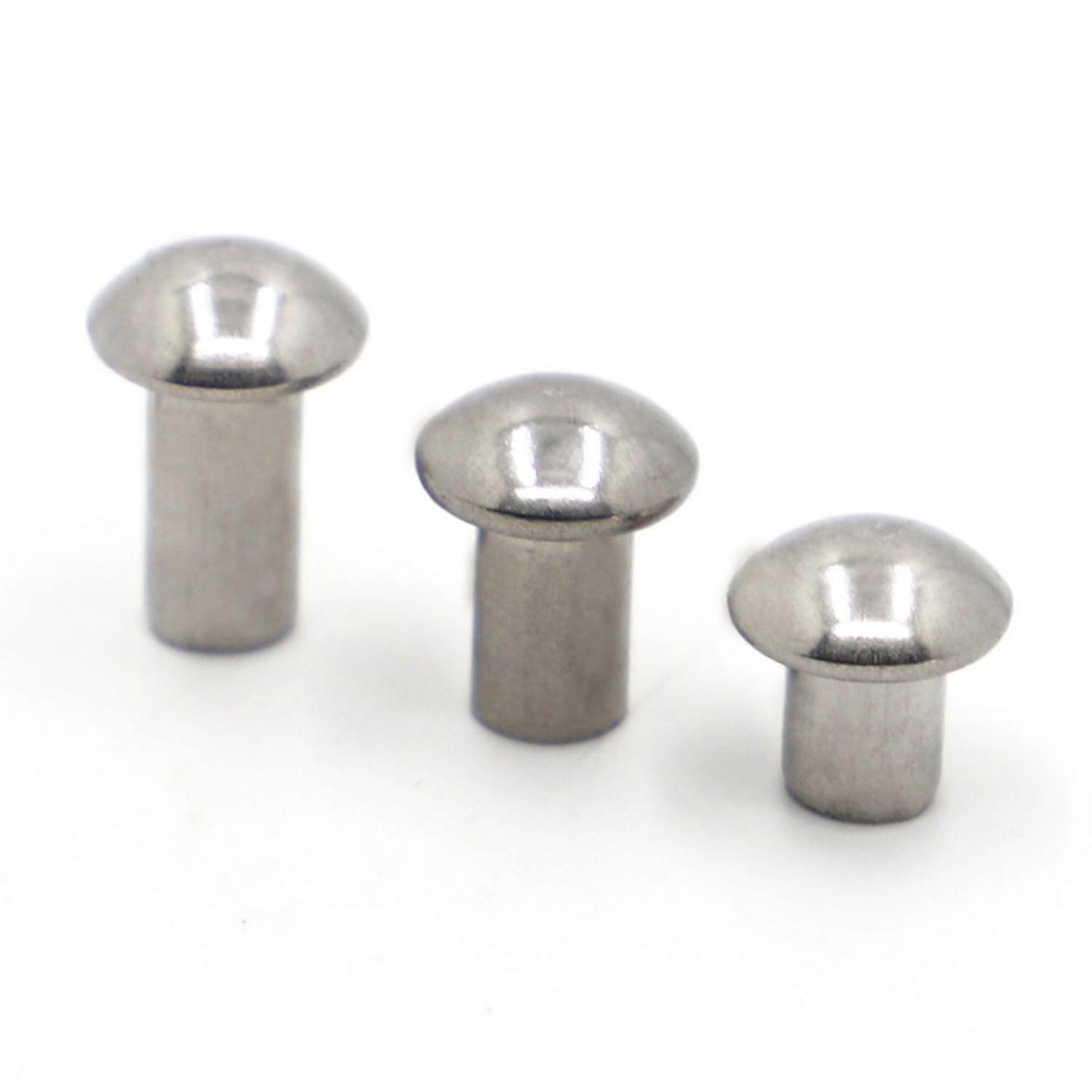 GB867 304 A2-70 Stainless Steel Button Round Head Rivet M08 M1 M12 M14 ...
