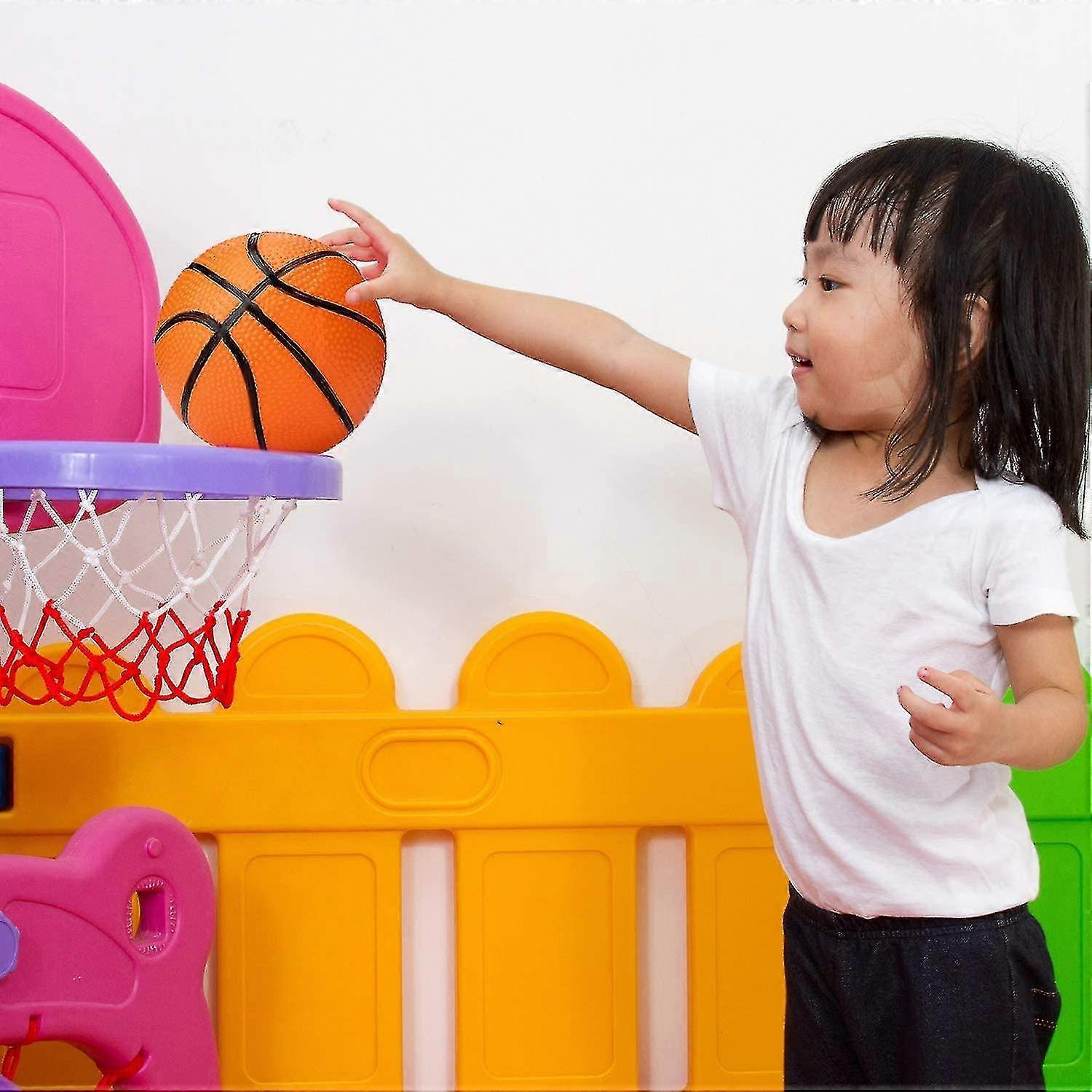 3 Packs 7 Inch Inflatable Mini Basketballs Replacement Basketballs ...