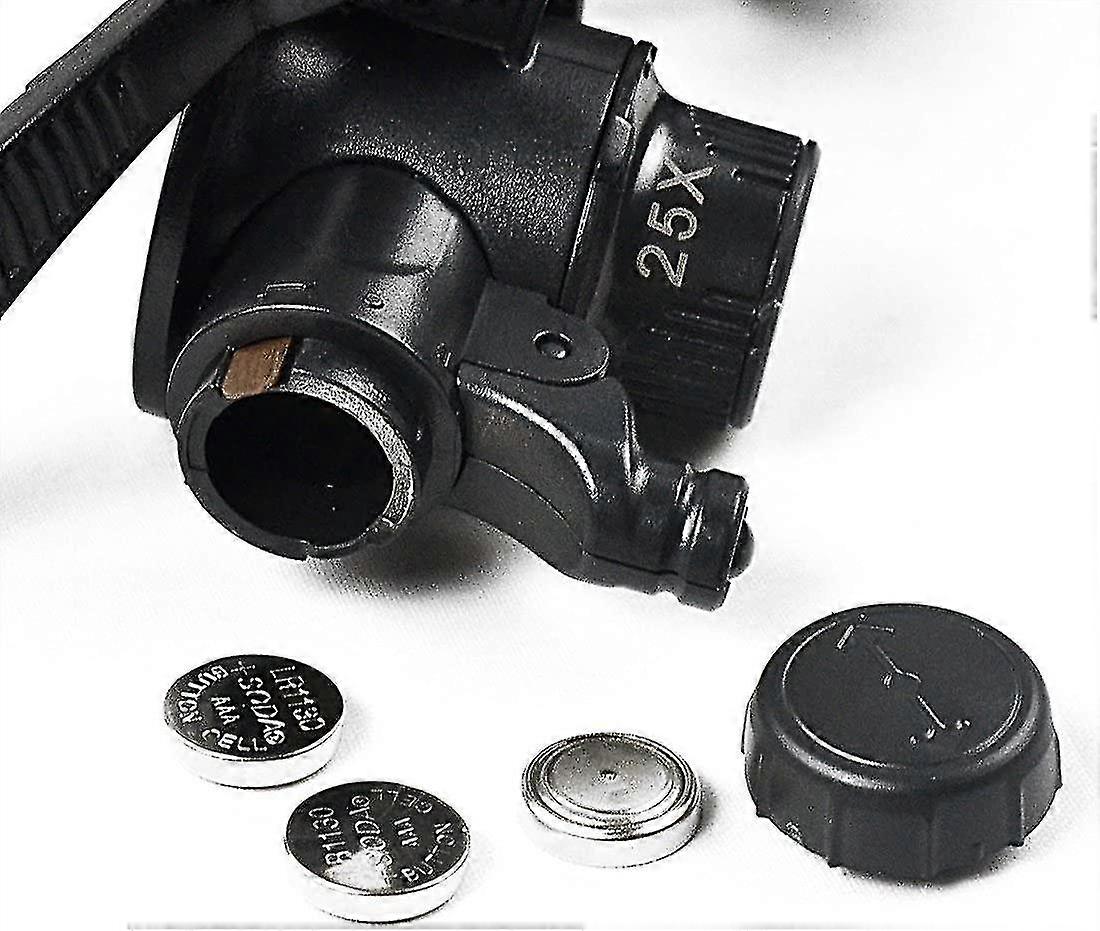 10x 15x 20x 25x Magnification, Adjustable Led Light Loupe For Jewelers ...