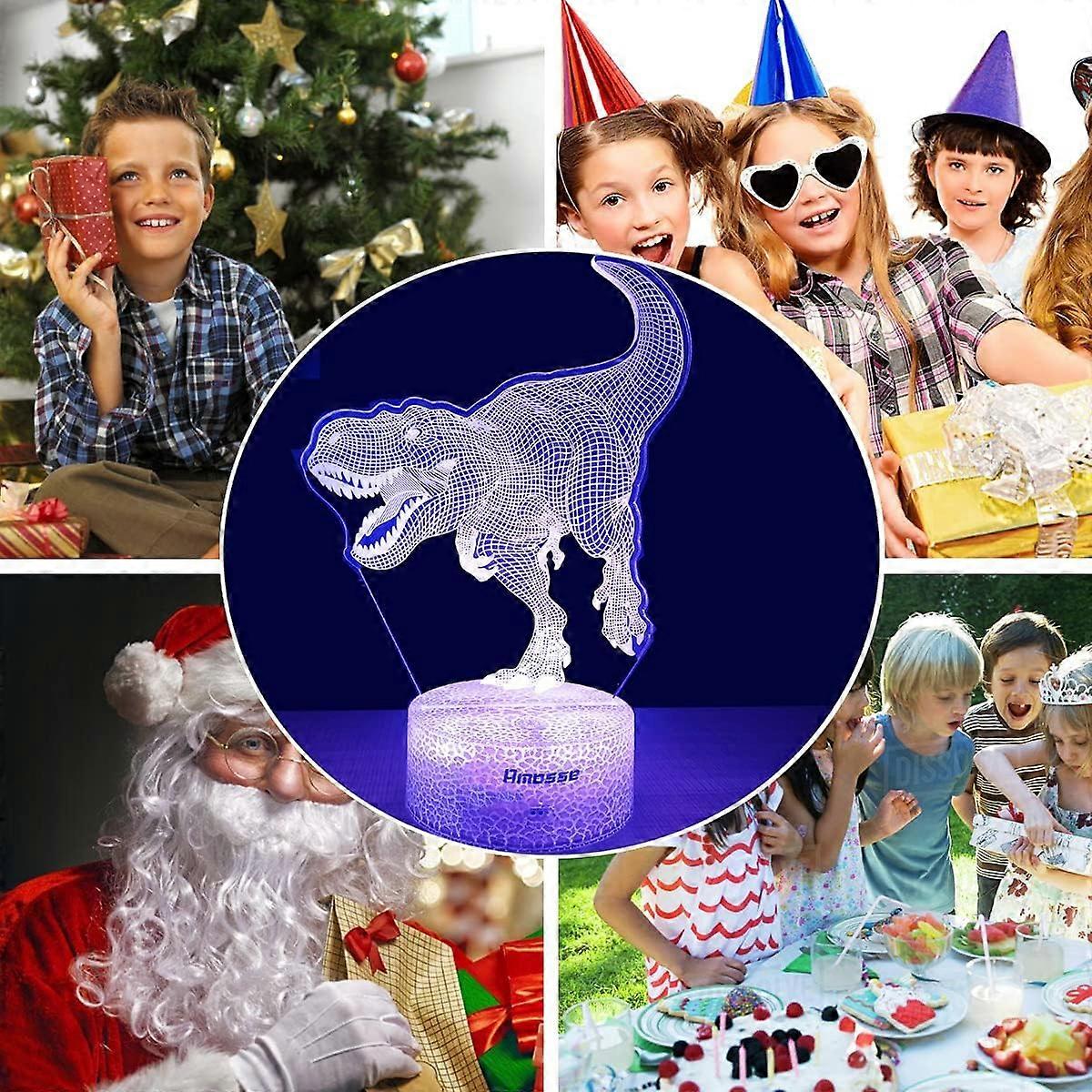 Dinosaur Toys, T Rex 3D Night Light with Remote & Smart Touch Toys ...