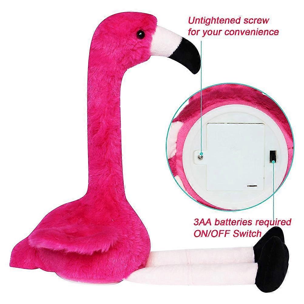 Flamingo Plush Toy that Dances and Talks - Stuffed Animal Gift for Kids ...