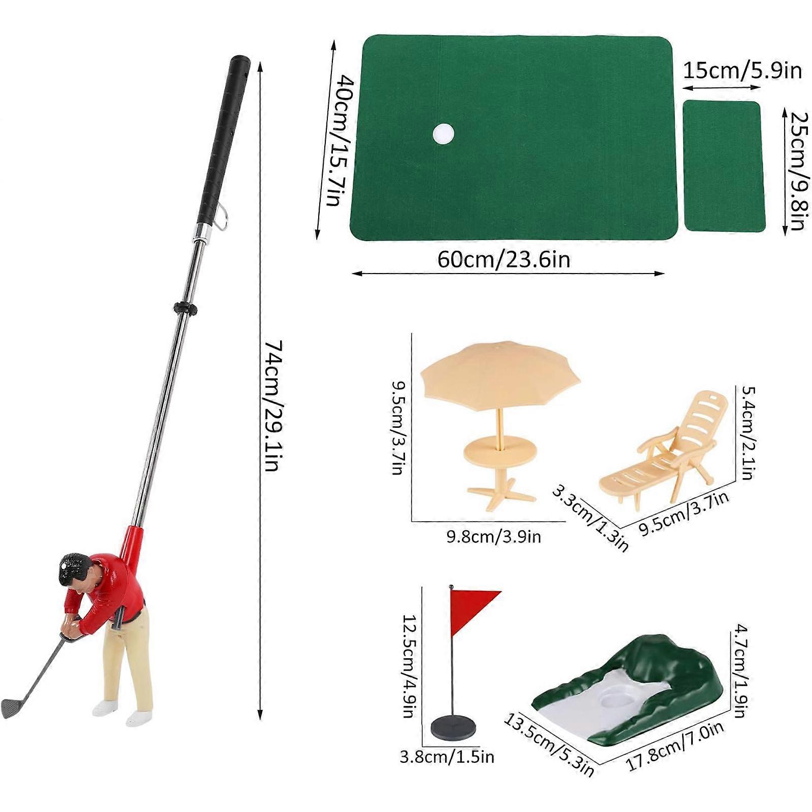 Mini Golf Game Set, Children Golf Toy Mini Golf Set with Attached a ...