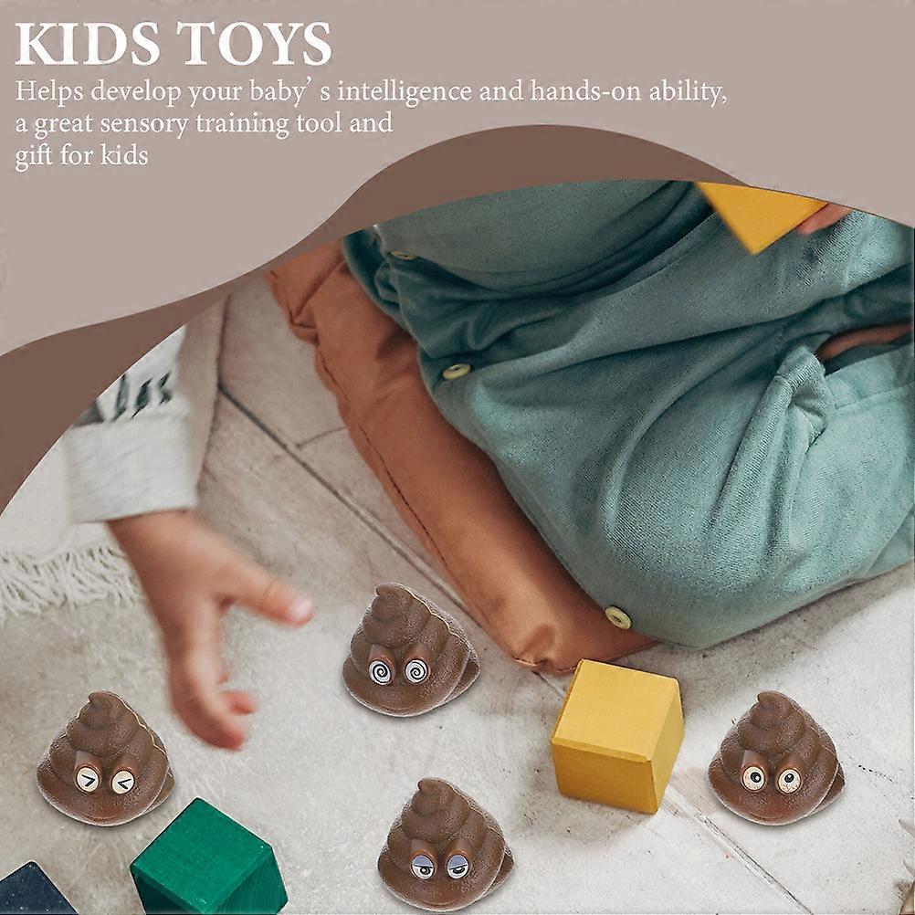 60Pcs Fake Poop Toys Realistic Poop Toys Plastic Poop Models Game ...