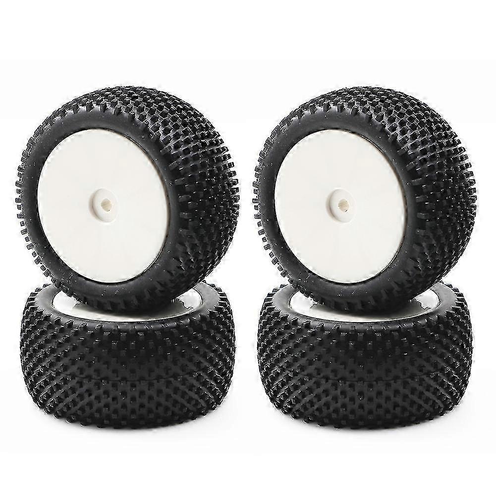 4pcs 90mm 1/10 Rc Off-road Buggy Car Rubber Tires Wheels Tyres For ...
