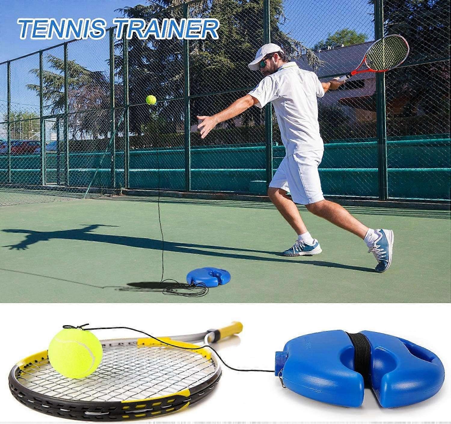Tennis Trainer Set, Tennis Trainer Equipment Base with Cord and 3 ...