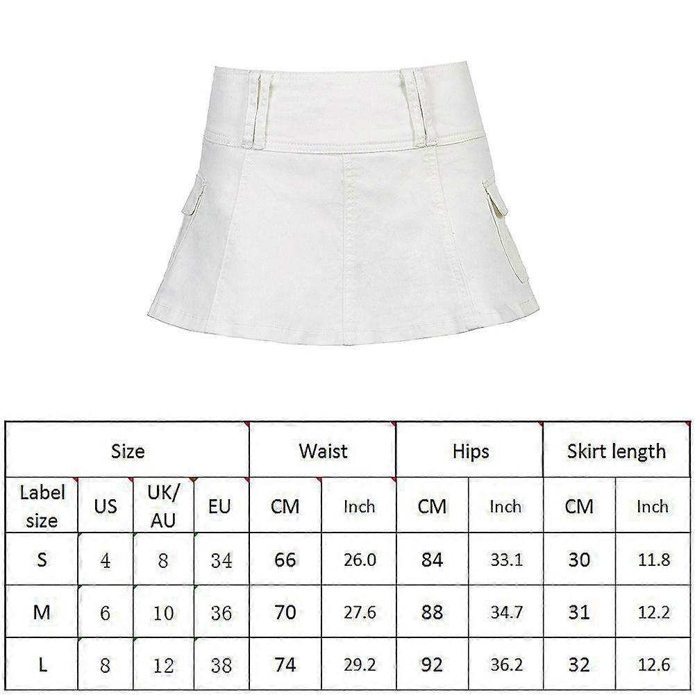 Pastel Goth Black Micro Skirts - Low Waist Pure Color Design with Inner ...