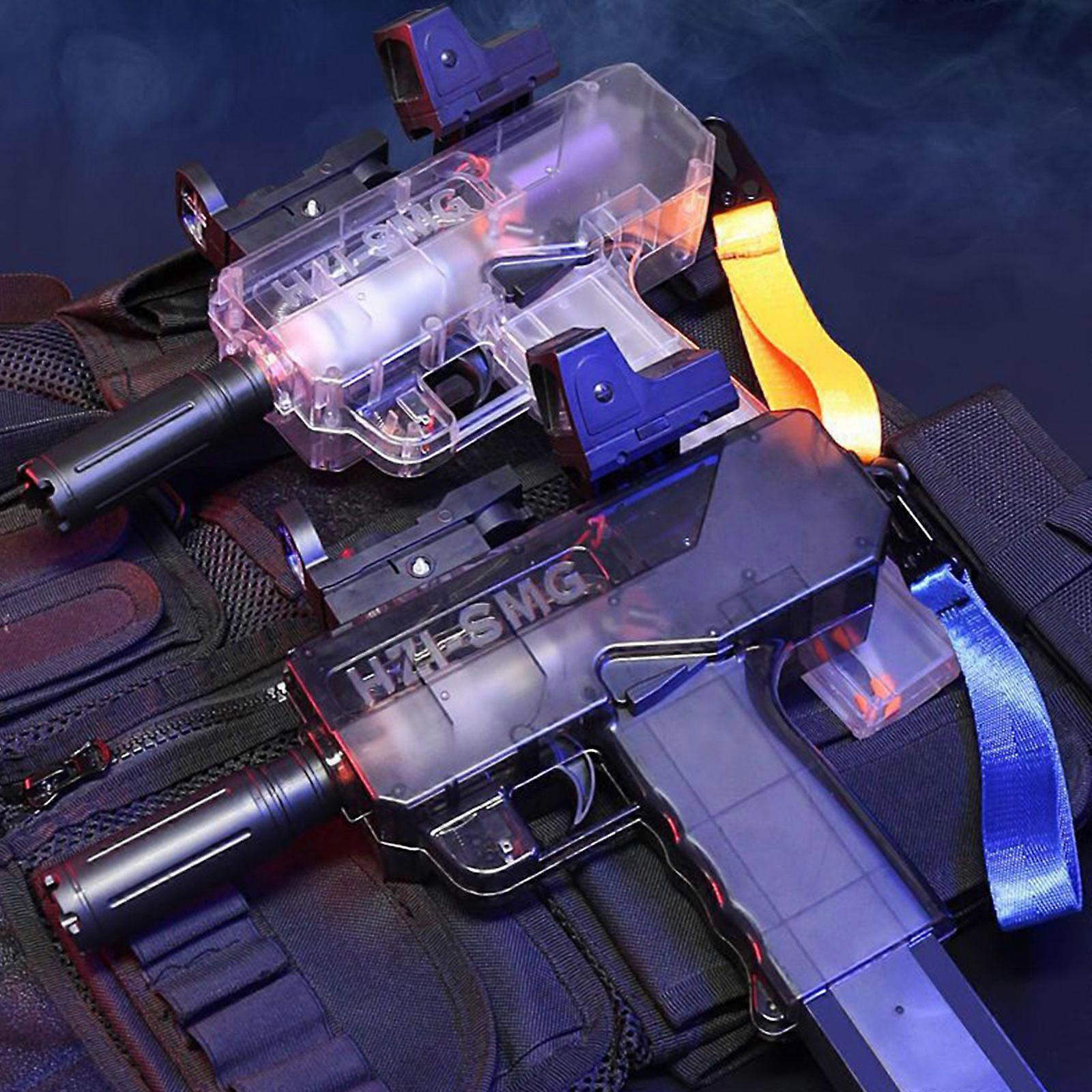 Uzi-SMG Toy Submachine Gun Continuous Fire with Transparent Magazine ...