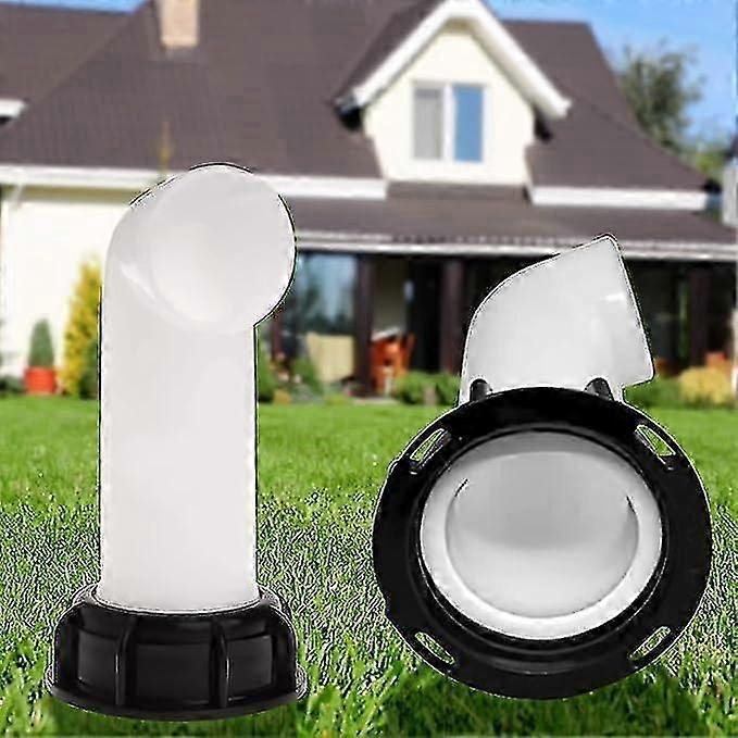 2pcs With Nut Ibc Drain Spout 1000l Tank Spout Valve Connection Hose ...