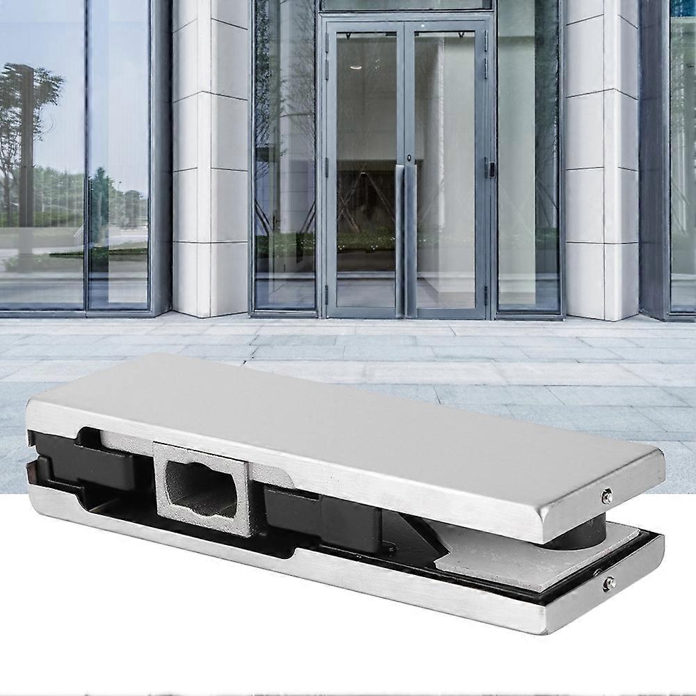 Frameless Glass Door Floor Lock Steel Rotating Bottom Clamp Safety ...