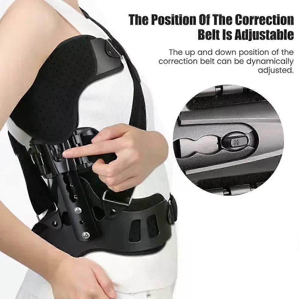 Adjustable Fixed Spinal Brace Aluminium Alloy Breathable Fixed Spinal ...