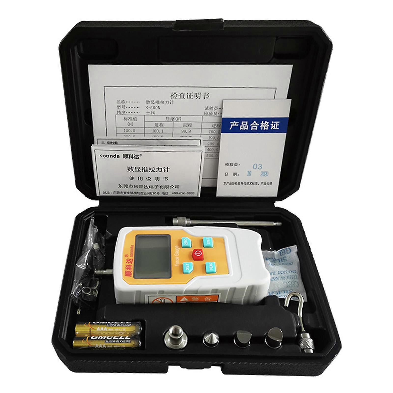Upgraded Force Gauge Digital Push Pull Gauge Dynamometer Tension Gauge ...