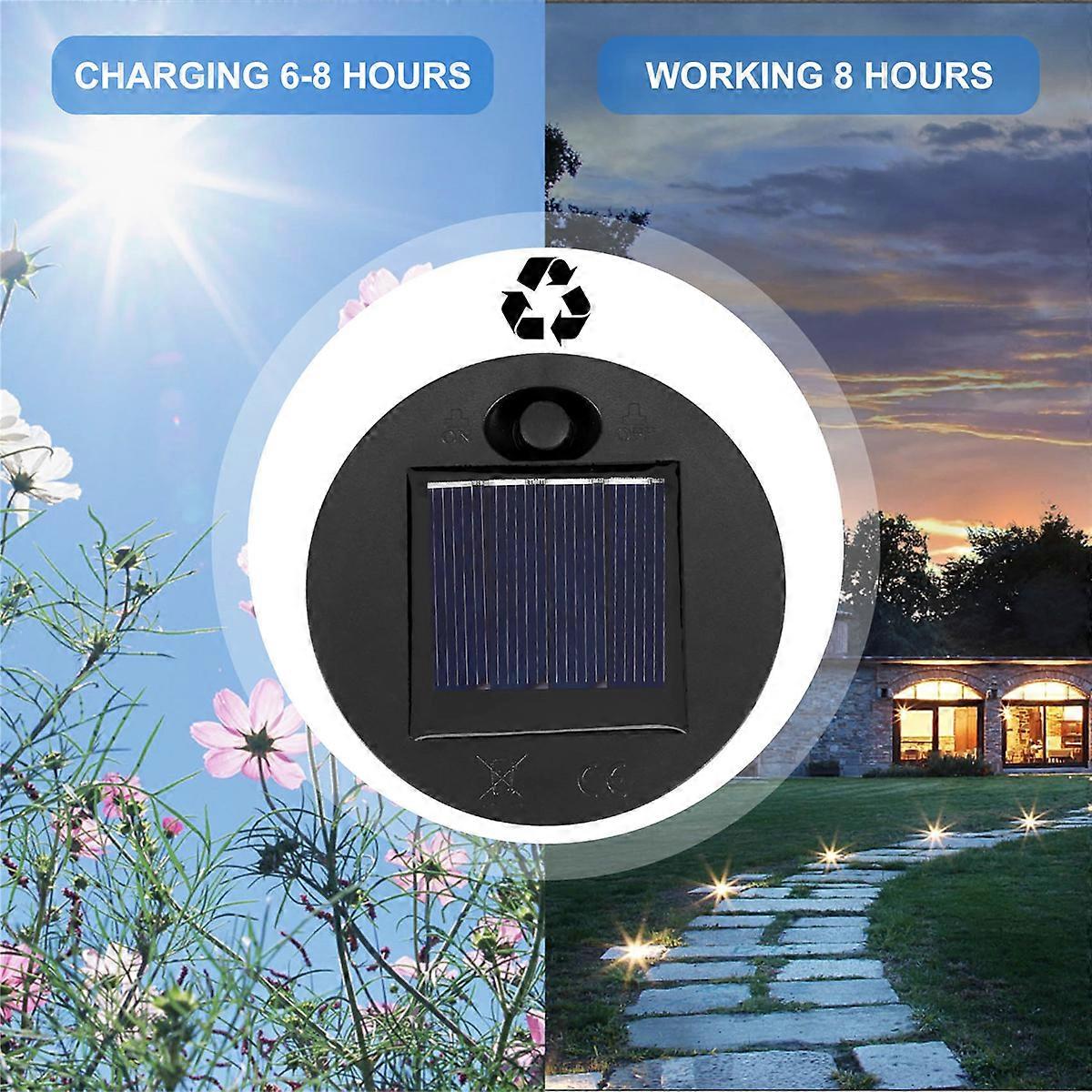 5 Pack Replacement Solar Light Parts(Top Size 2.76 Inches, Bottom Size ...