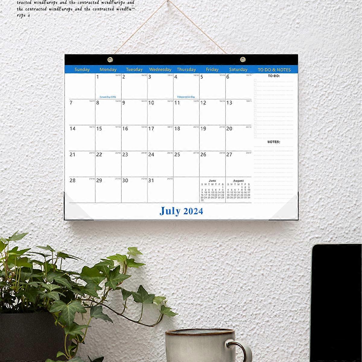 Wall Calendar 2024-2025, School Year Calendar from Jun. 2024 to Dec ...