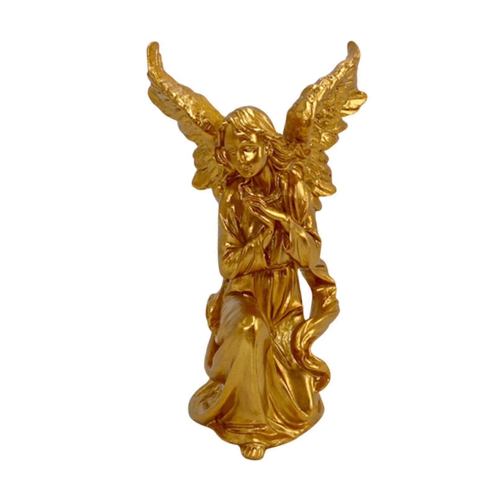 European Angel Figurine Handcrafted Collectible Statue for Cabinets ...