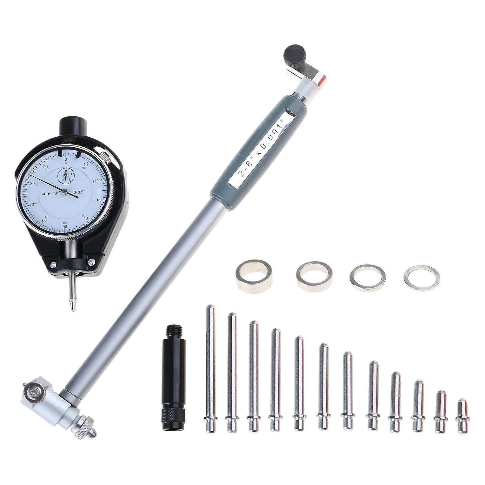 Measuring Extender Dials Bore Gauges Set 50-160MM Indicator 0.01MM Resolution Internal Measure ...