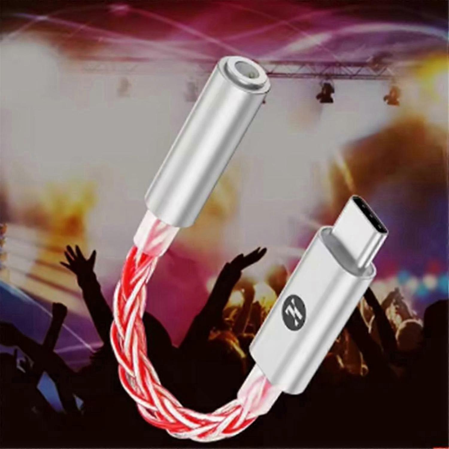 JCALLY JM6 Pro Type-C to 3.5mm CX31993 Digital Audio Portable Decoding Amp Hifi DAC Mobile ...