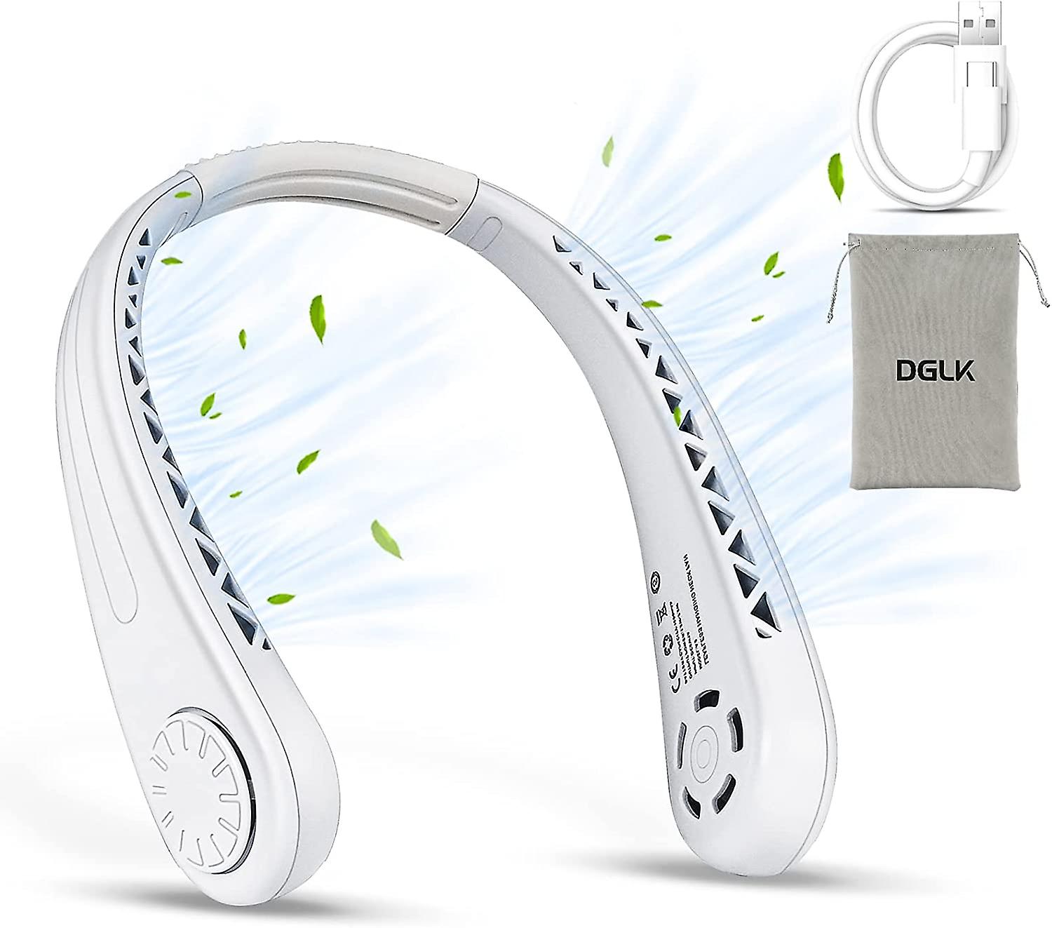 The Portable Neck Fan From Popular Earphone Design,the Leafless Neck ...