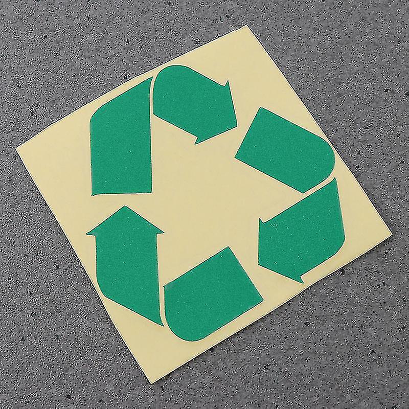 Recycle Logo Self-adhesive Sticker Recycling Circle Symbol Labels ...