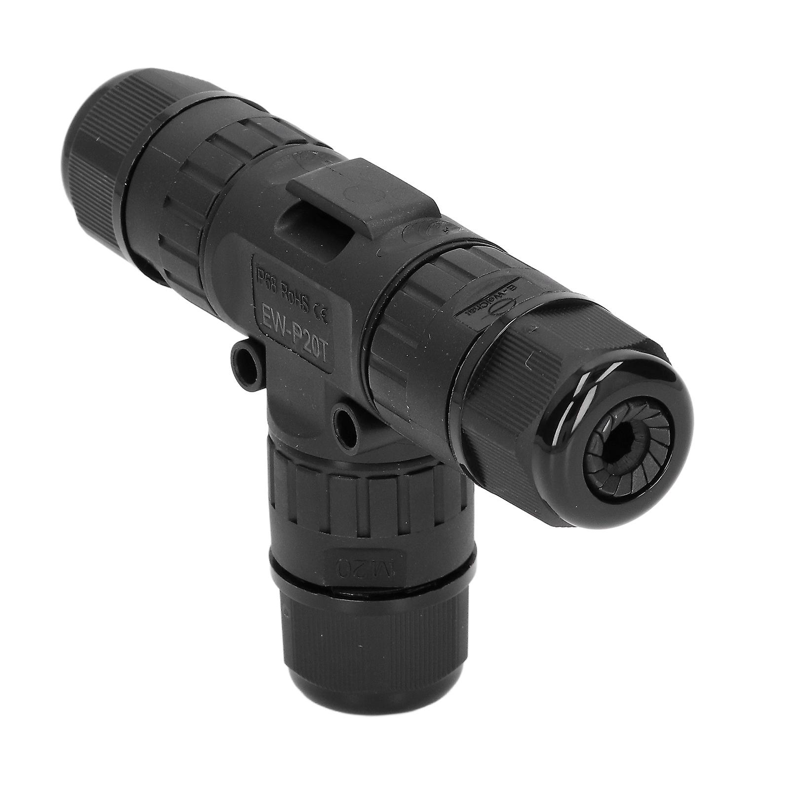 Electrical T-Connector, Outdoor Extension Cord 3Way 3Pin Electrical ...