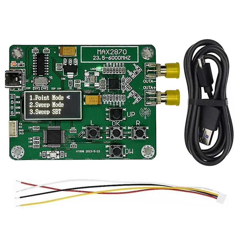 Ht008 Signal Source Max2870 Stm32 23.5-6000mhz Signal Generator Signal Source Supports Point ...