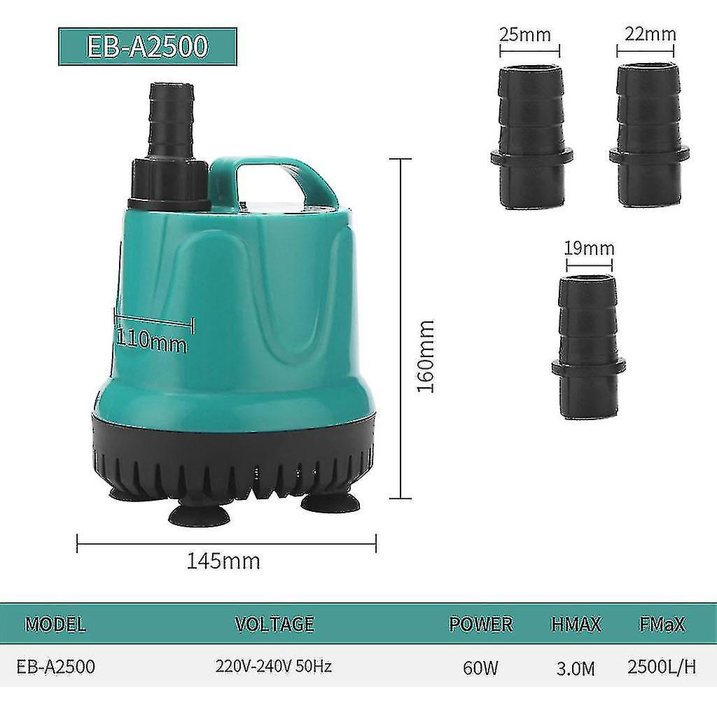 Ultra Quiet Submersible Pump With Bottom Suction Strainer 300-4000l/h ...