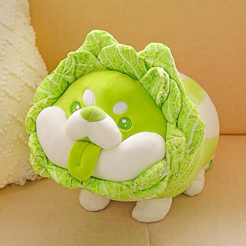 Cabbage Shiba Inu Dog Cute Vegetable Fairy Anime Plush Toy Fluffy ...