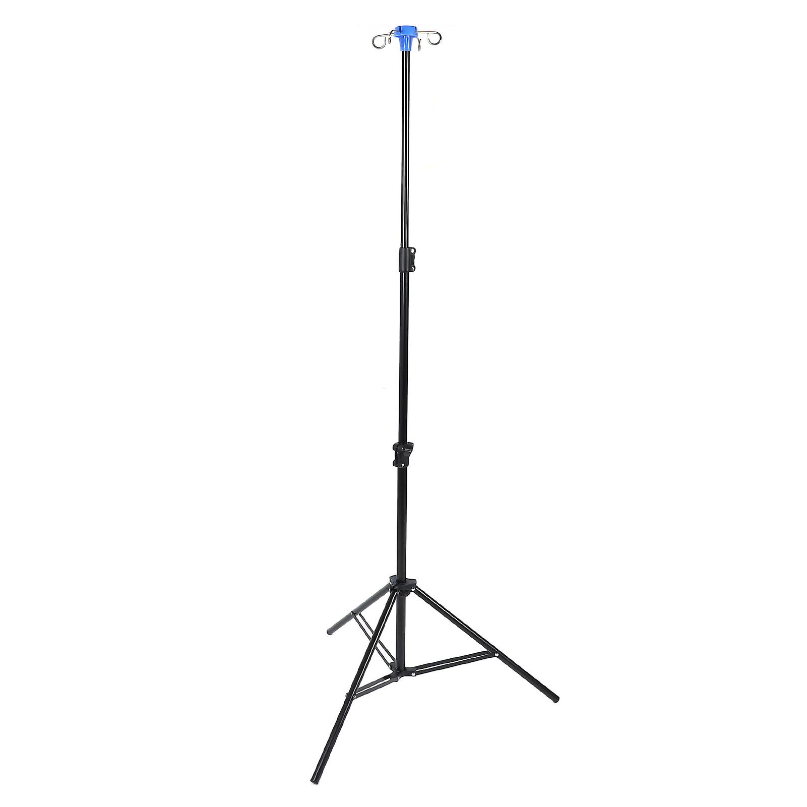 Tripod IV Pole Stand with Hook ABS Iron Steel Portable IV Pole ...