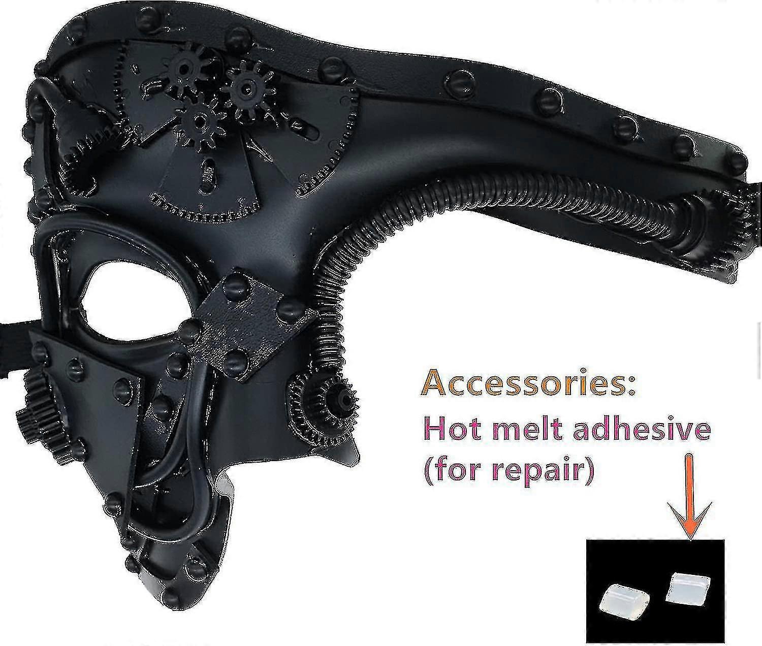 Metal Cyborg Mask, Masquerade Mask For Halloween Costume Party/phantom ...