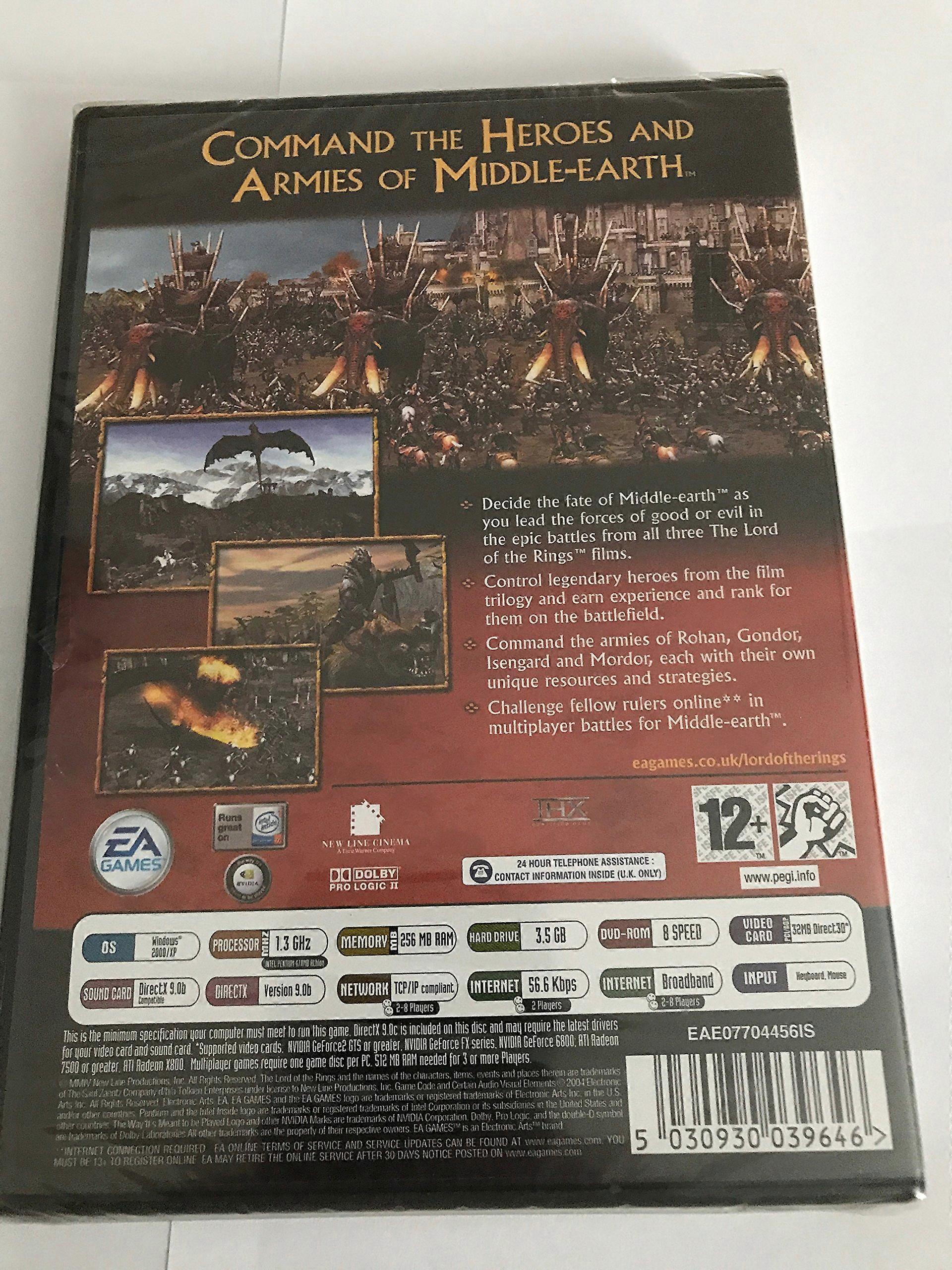 The Lord of the Rings The Battle for Middle-earth (PC DVD) - New ...