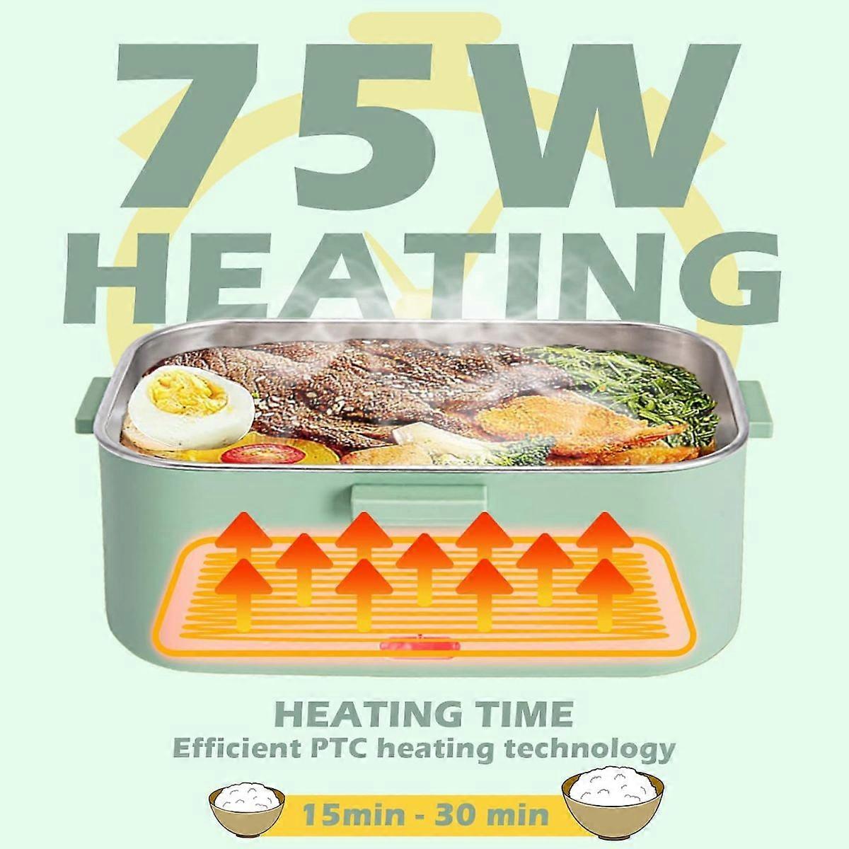 Electric Lunch Box Food Heater Heated Lunch Boxes for Adults 12v 24v ...