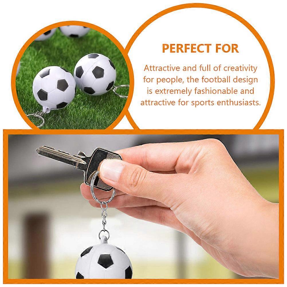 12Pcs Sports Ball Key Chains Decorative Soccer Keychains Portable ...