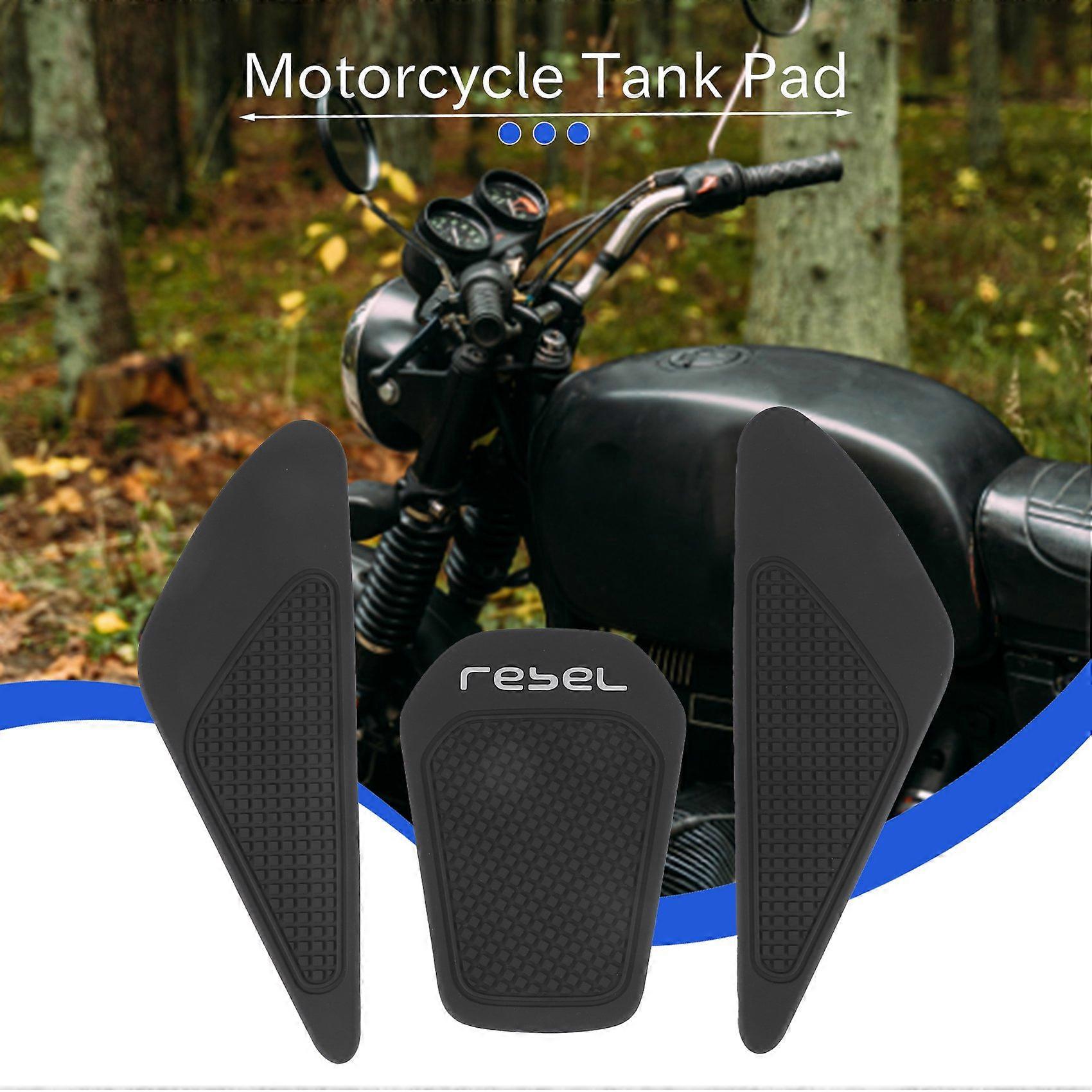 Motorcycle Tank Rubber Sticker Protector Sheath Knee Tank Pad for ...