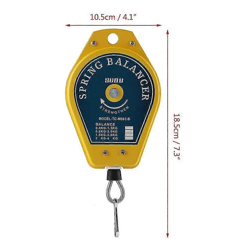 0.5-1.5 Kg Retractable Spring Balancer Tool Fixture Holder Hanging Tool ...