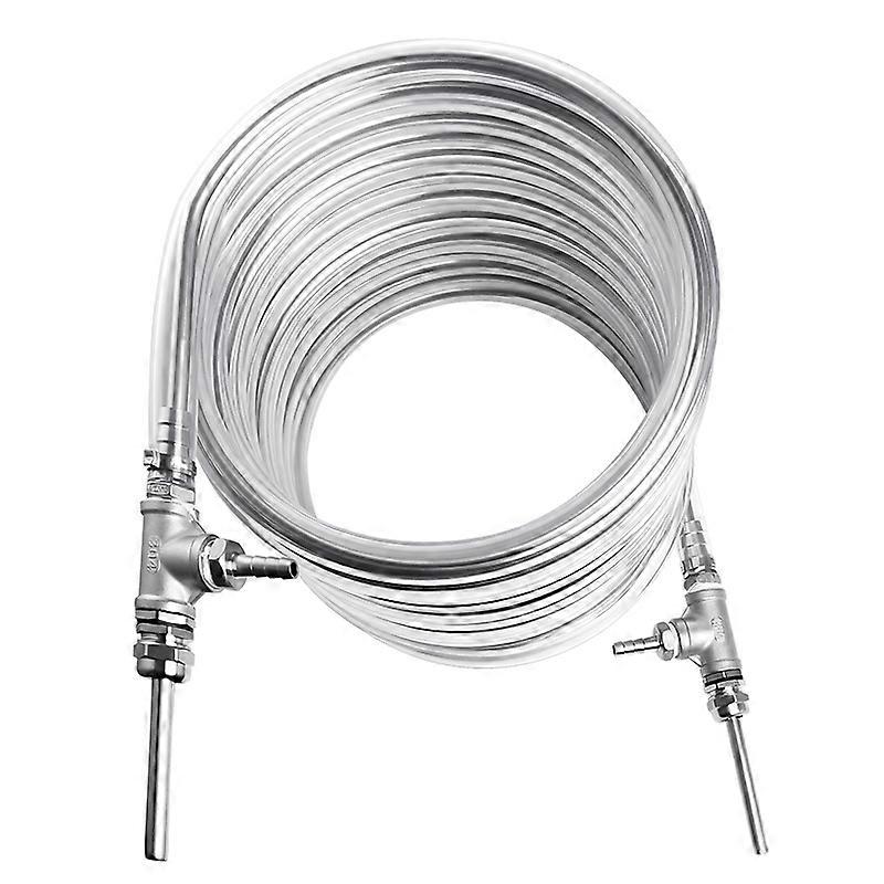 Counterflow Wort Chiller, 3/8'' x 10M Stainless Steel Cooling Tube ...