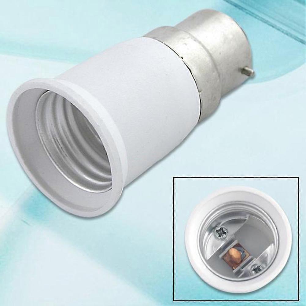 B22 Male to E27 Female LED Lamp Holder Base Light Bulb Socket Converter ...