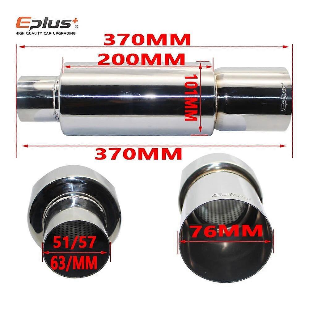 EPLUS Car Exhaust Pipe Muffler Tail Pipe Universal High Quality ...